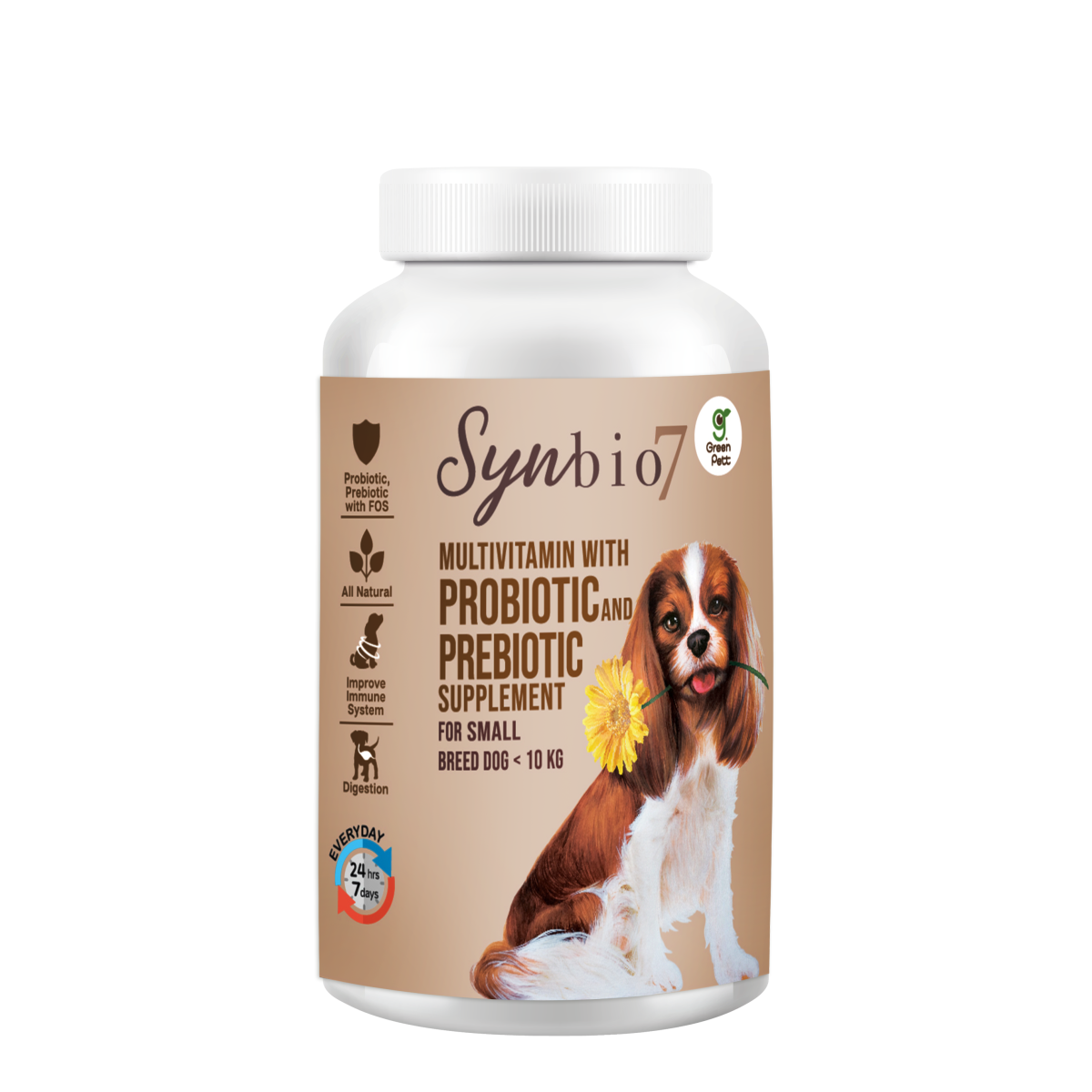 ผลิตภัณฑ์เสริมอาหารสุนัขสายพันธ์เล็ก Synbio7 (Small breed ≤ 10 KG ...