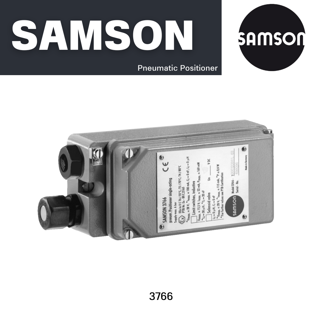 SAMSON 3766 | Pneumatic Positioner ตัวกำหนดตำแหน่งวาล์ว - pneutecthai