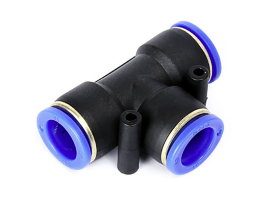 ฟิตติ้งลม ข้อต่อลมแบบสามทางทีเสียบสาย T รุ่น SPE - pneutecthai