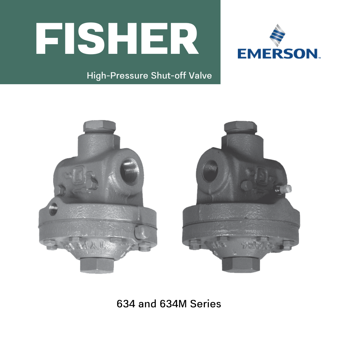 Fisher 634 & 634M Series | High-Pressure Shut-off Valve