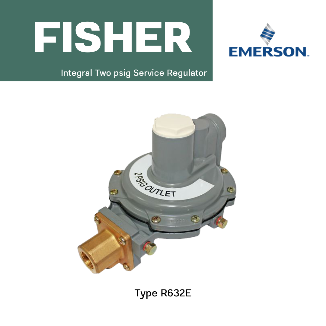 Fisher Type R632E | Integral Two psig Service Regulator