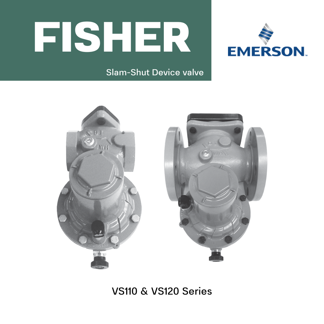 Fisher VS110 & VS120 Series | Slam-Shut Device valve