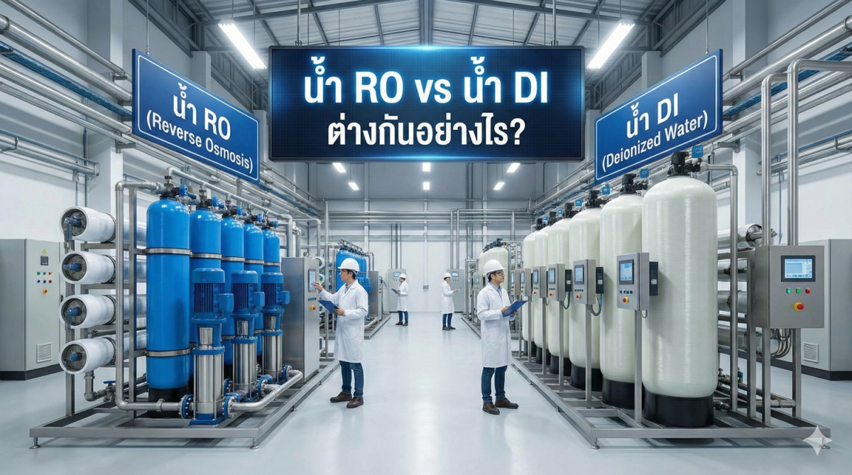 น้ำ RO vs น้ำ DI ต่างกันอย่างไร? เทคนิคเลือกเครื่องทำน้ำบริสุทธิ์ให้ลด ...