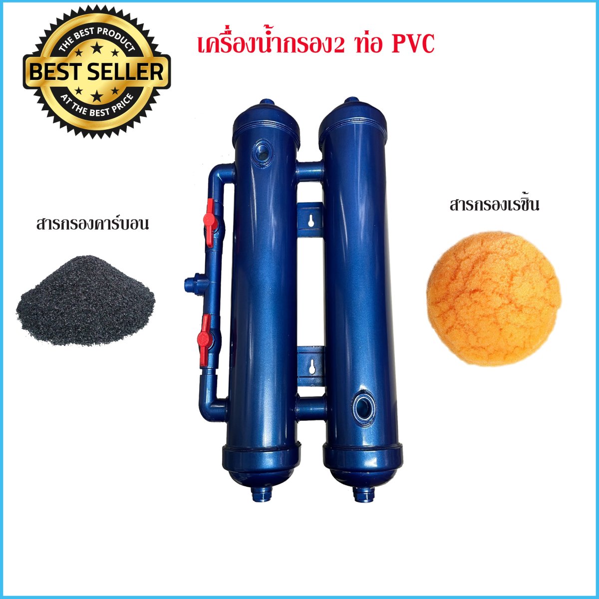 เครื่องกรองน้ำ 2 ขั้นตอน - greenflowwater
