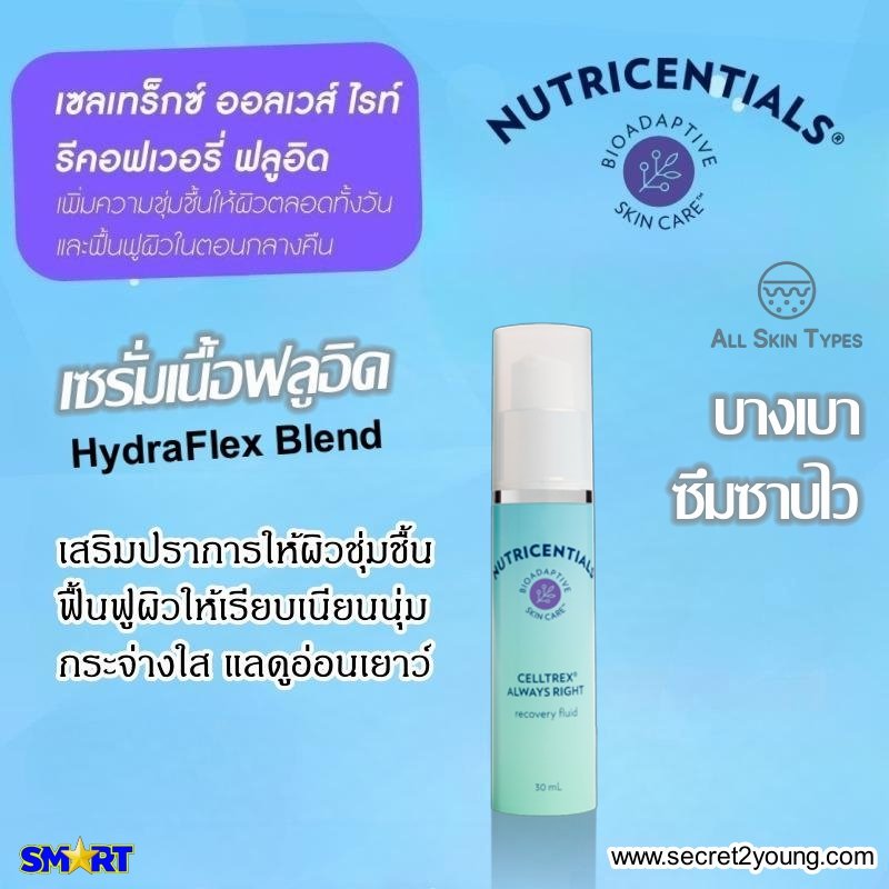 Nutricentials Celltrex Always Right Recovery Fluid บำรุงผิว - secret2young