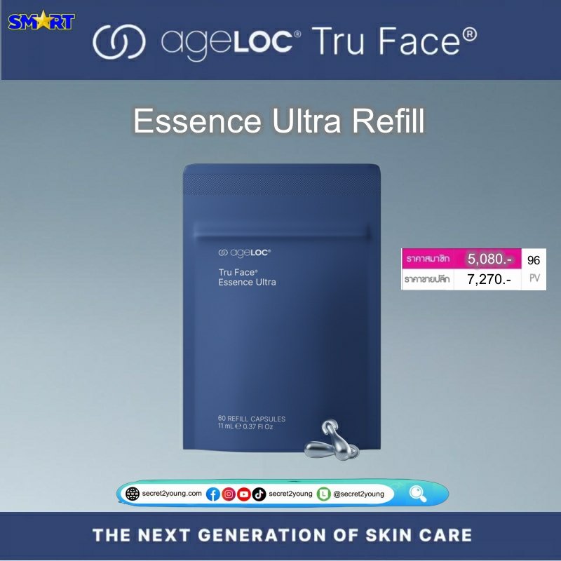 ageLOC Tru Face Essence Ultra Refill เซรั่มเอจล็อค ซองรีฟิล