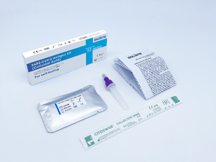 SARS-CoV-2 Antigen Kit (Colloidal Gold) (for self-testing) | CG123001