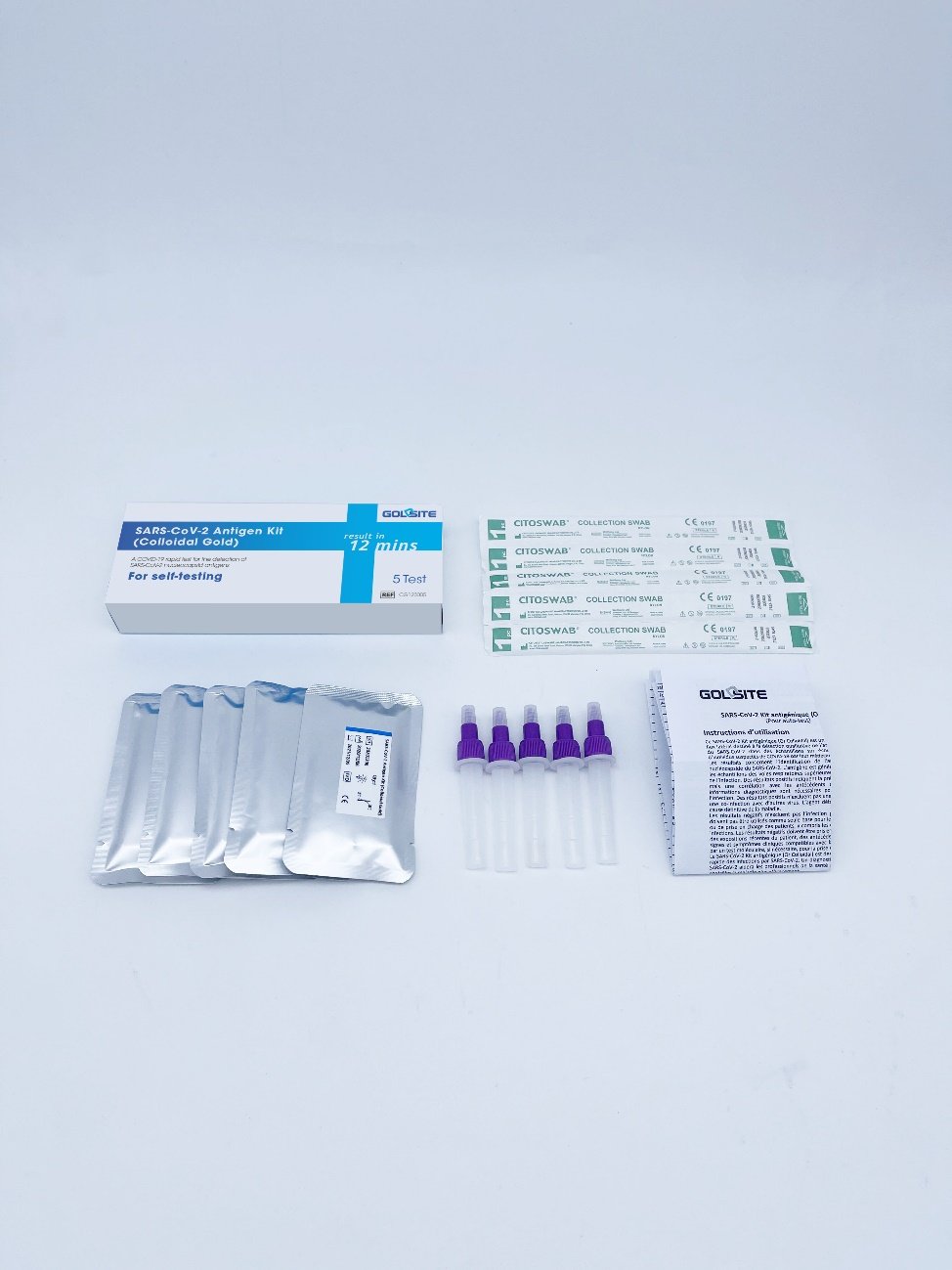 SARS-CoV-2 Antigen Kit (Colloidal Gold) (for self-testing) | CG123005