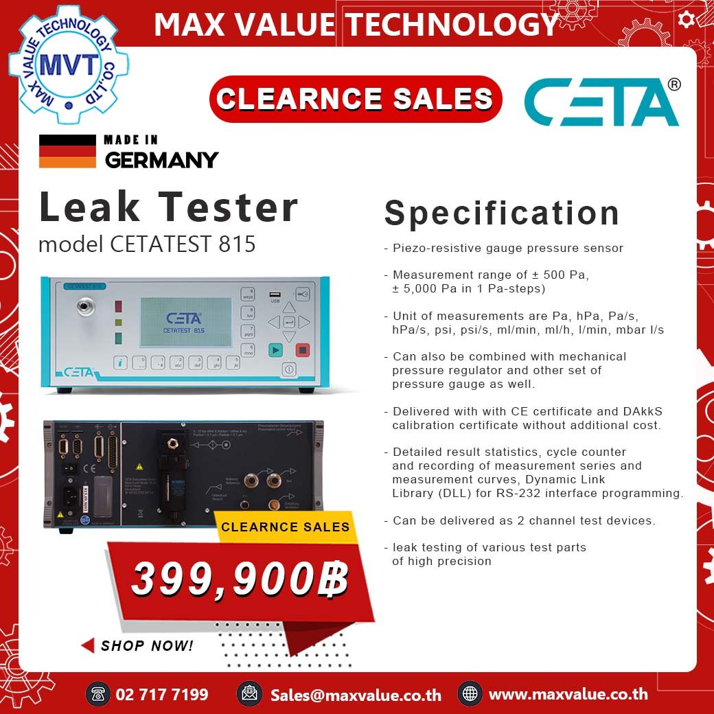 CETA - Leak Tester CETATEST 815