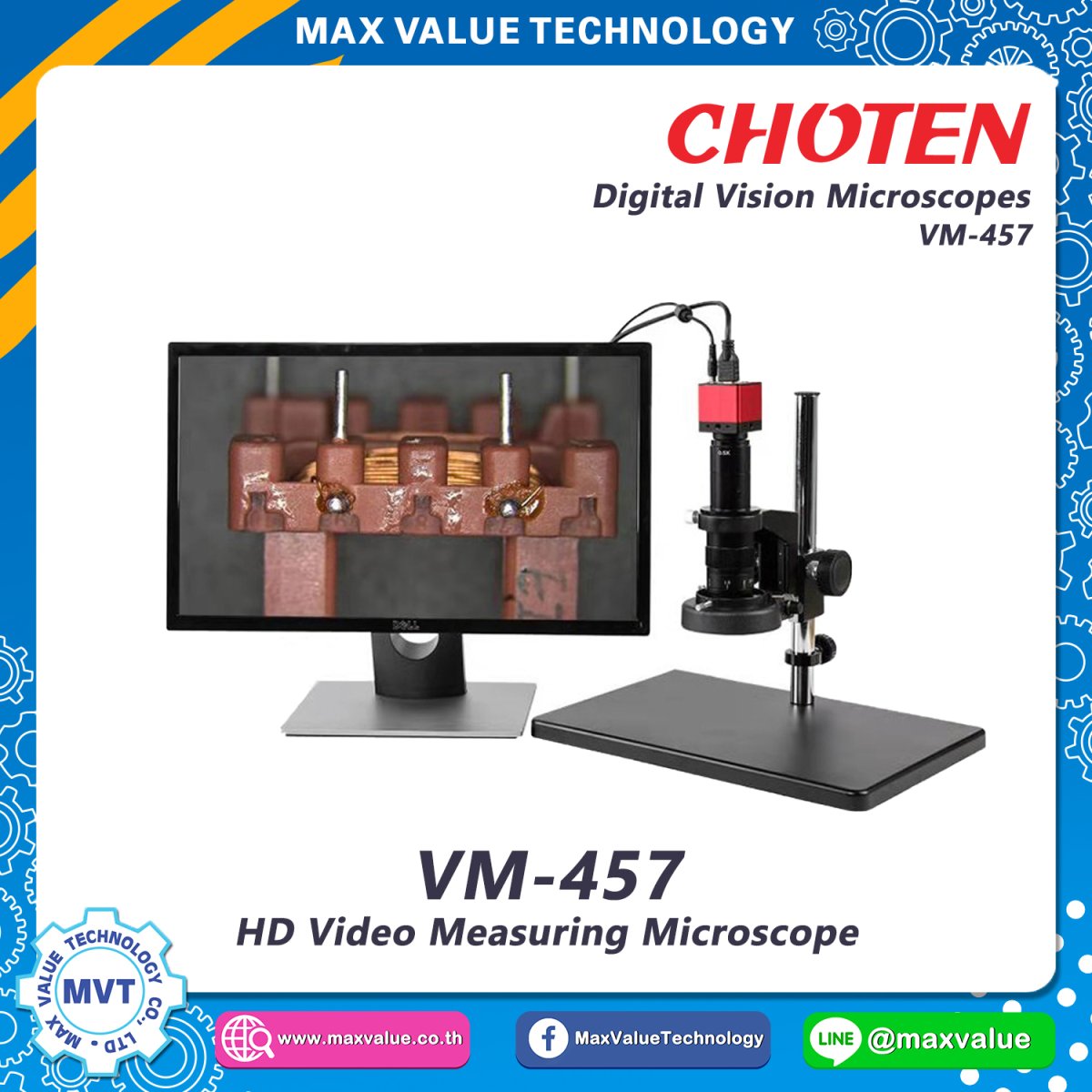 HD Video Measuring Microscope VM-457 - maxvalue
