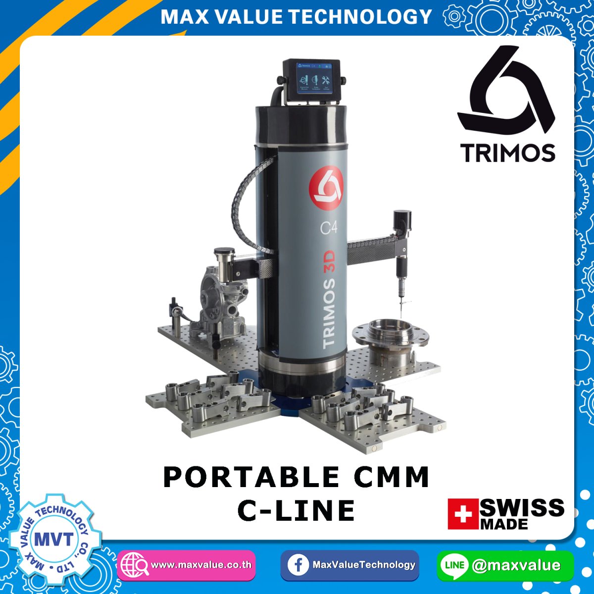 "TRIMOS" Portable CMM - C-LINE (3D Metrology)