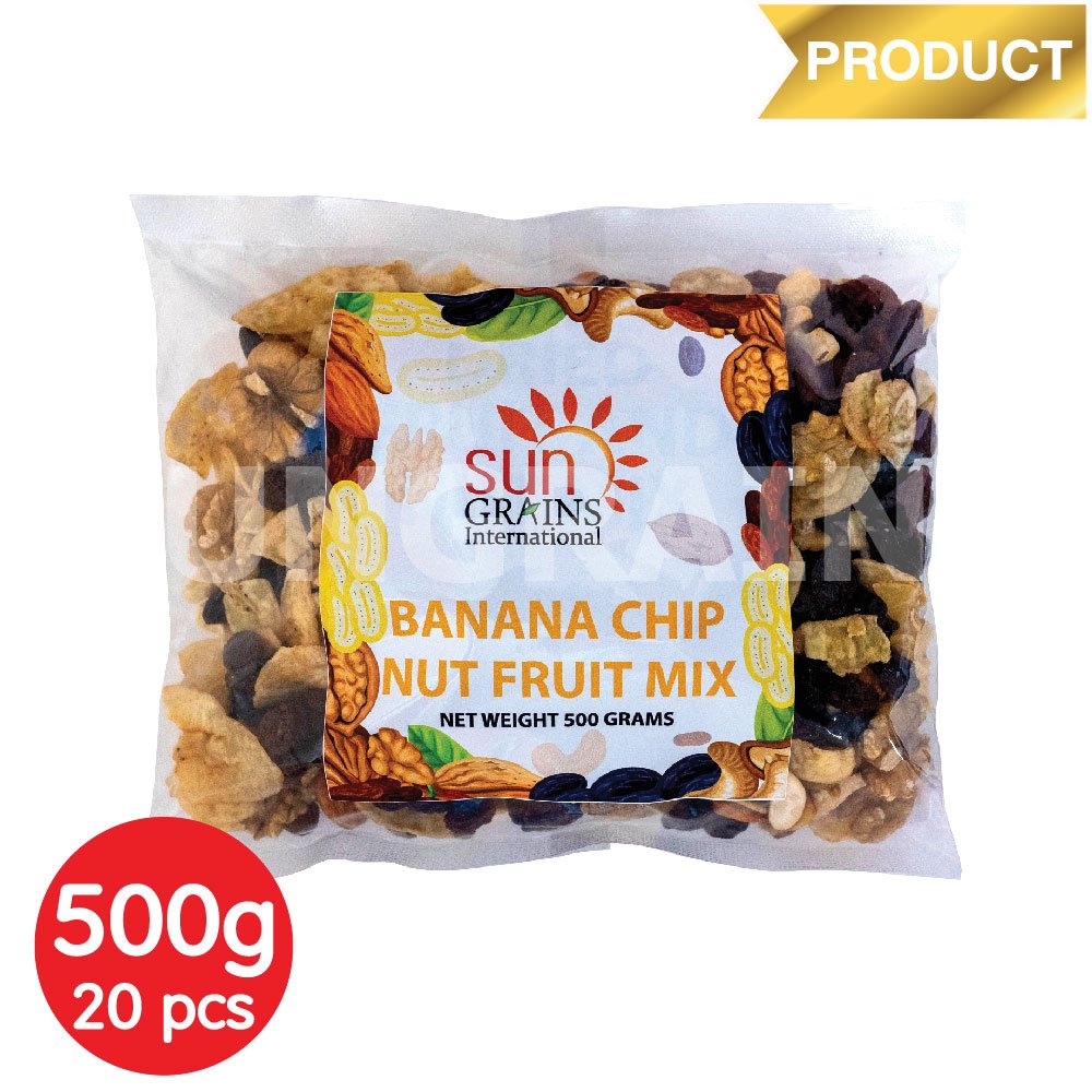 BANANA CHIP NUT FRUIT MIX