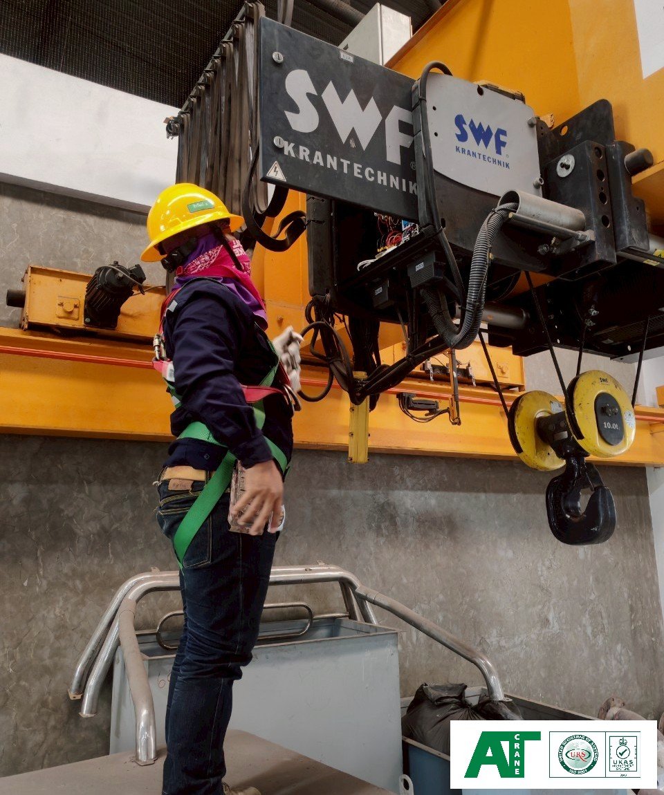 Preventive maintenance (P.M.) for the E.O.T. single girder crane cap ...