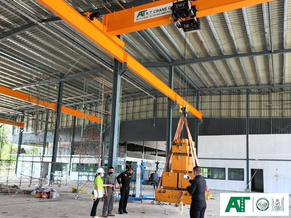 Loads Test for E.O.T. Crane Cap. 10 Tons