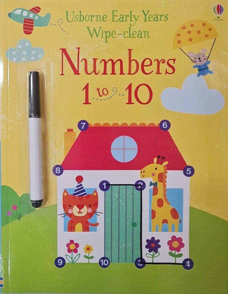 หนังสือ Usborne ชุด Wipe clean หนังสือเช็ดทำความสะอาดได้ พร้อมปากกา ...