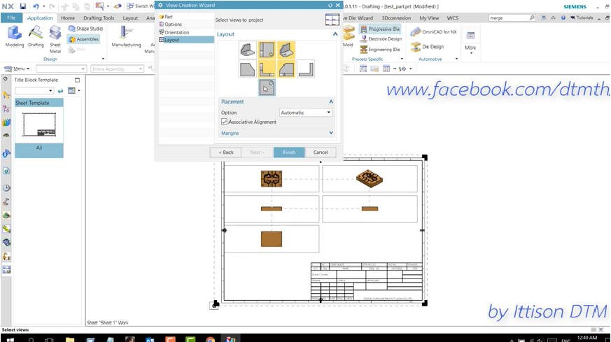 How to create Title Block Template in NX11.0