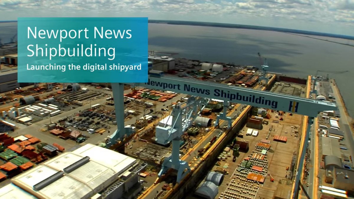 Newport News Shipbuilding launches the digital shipyard