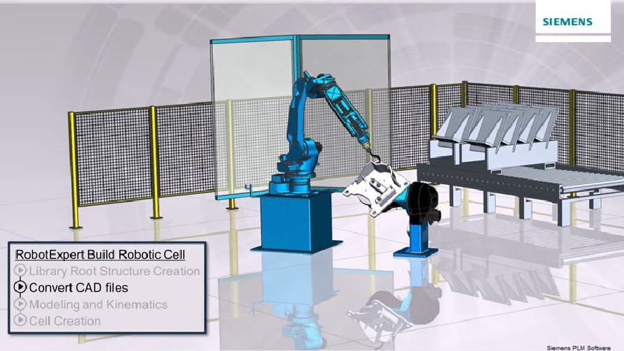 RobotExpert Build Robotic Cell 2 Convert CAD Files