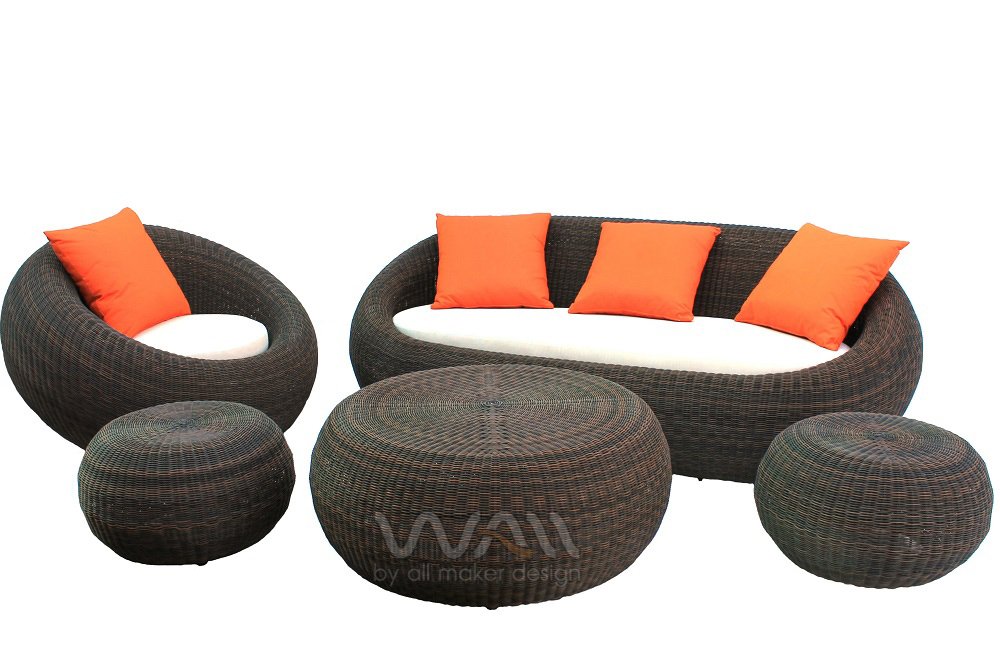 Rattan Sofa set - allmakerdesign