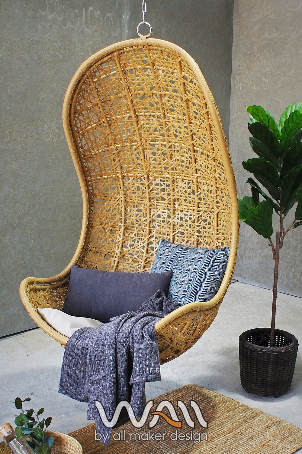 Rattan Hanging Chair - allmakerdesign