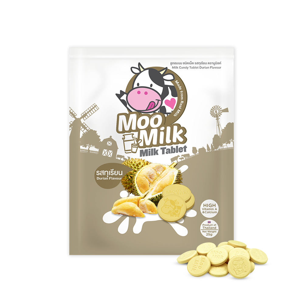 Moomilk Milk Tablet Durian Flavor