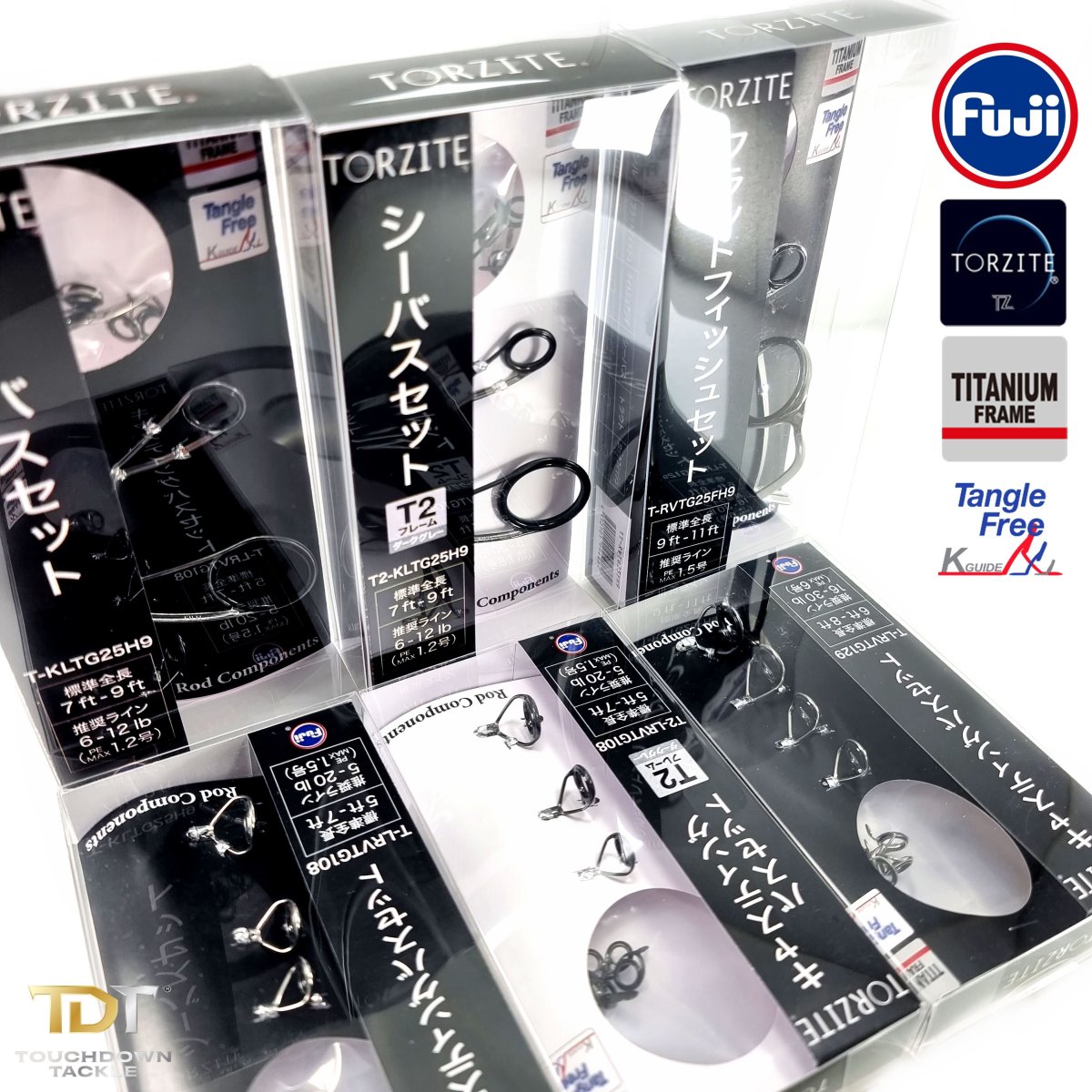 FUJI TITANIUM TORZITE GUIDE SET 8แบบ หรูหราเจ็บแต่จบ ทั้งเบทและสปิน