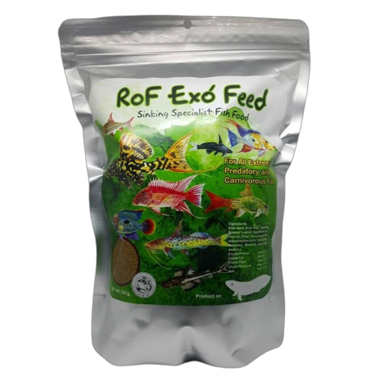 ROF Exo Feed (sinking) อาหารปลาเม็ดเล็ก(เม็ดจมน้ำ) 700g.