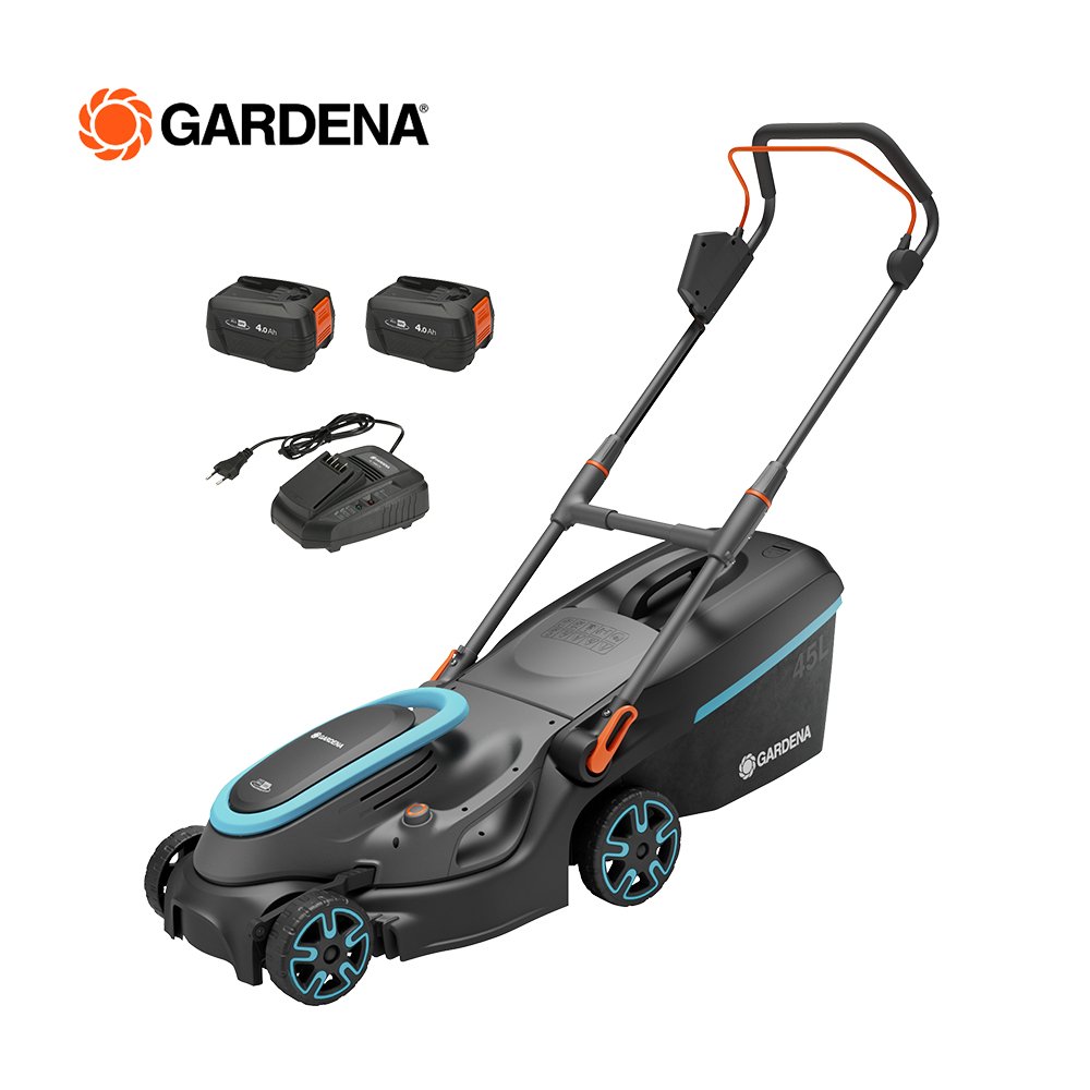 Gardena Battery Lawnmower PowerMax 37/36V P4A Set made in Germany