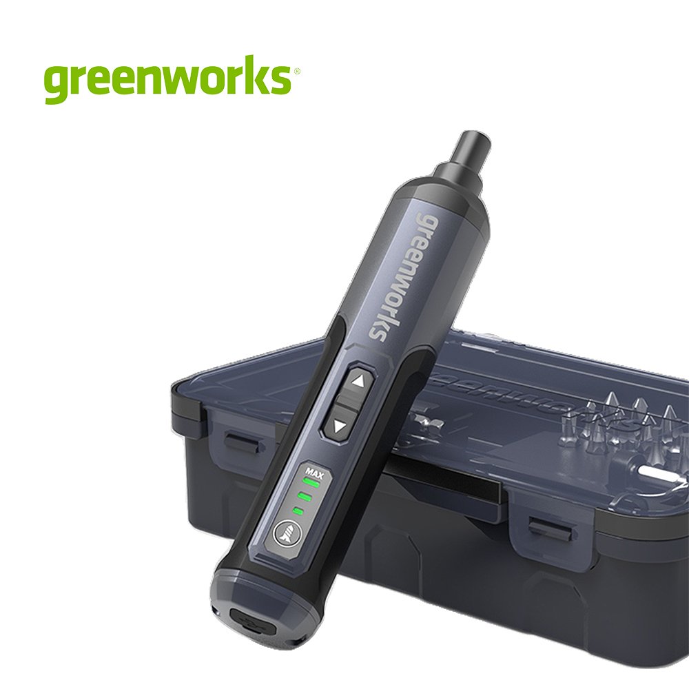 Greenworks 4V Cordless Rotary Tool Mini Drill Electric Screwdriver Set