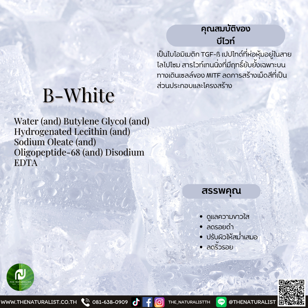 บีไวท์ - B-White - thenaturalist