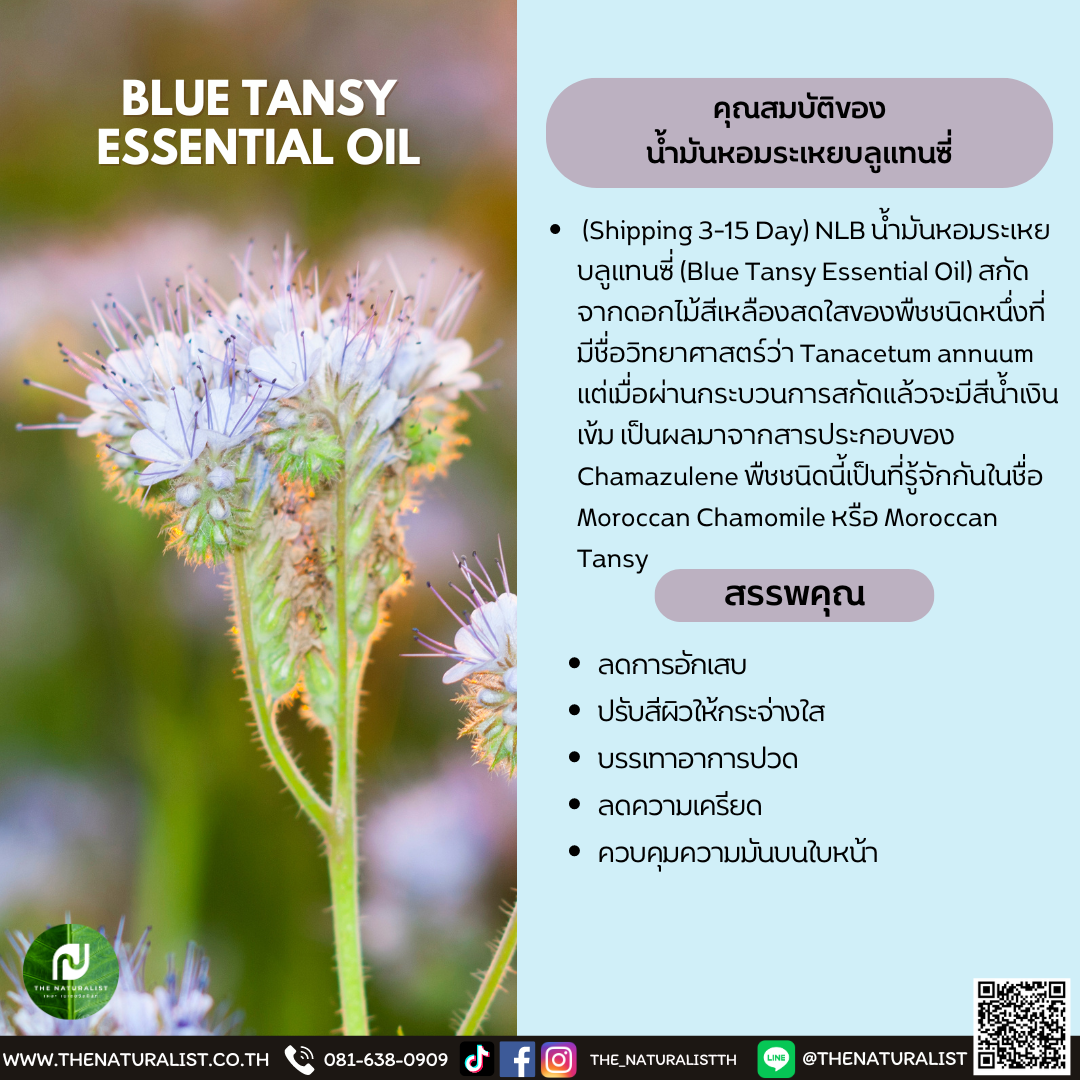 น้ำมันหอมระเหยบลูแทนซี่ - BLUE TANSY ESSENTIAL OIL