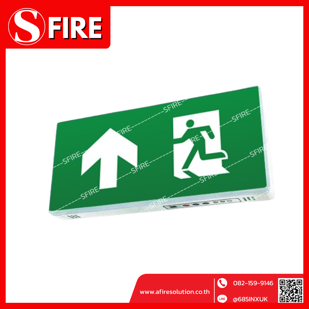 ป้ายกล่องไฟ 10W แบบ1ด้าน รุ่น EXB 111-10ED ยี่ห้อ MAX BRIGHT - afiresolution