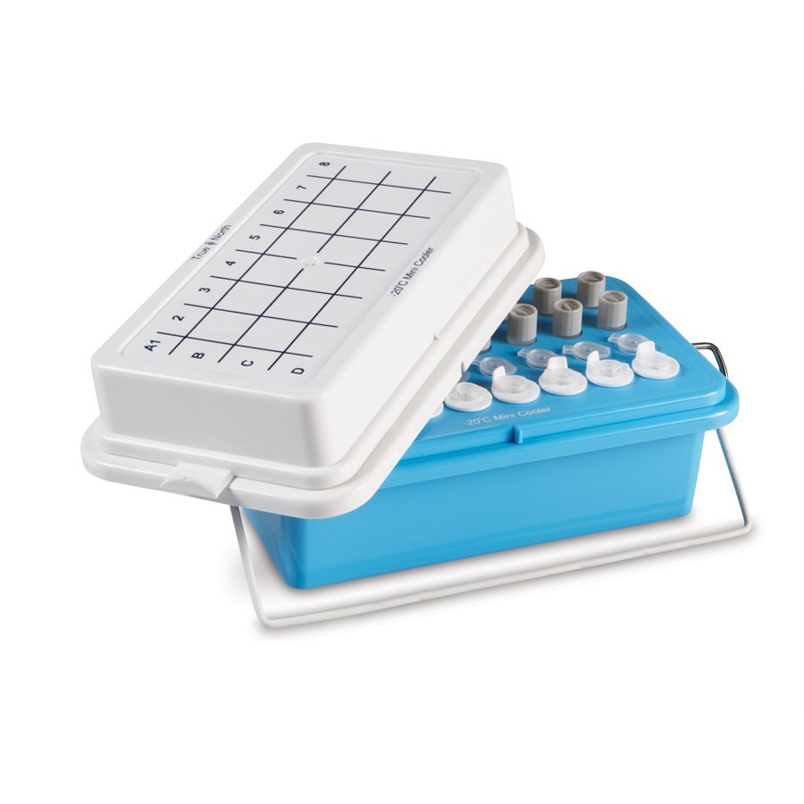 Mini-Cooler, -20°C Gel Lid 32-Place, Blue - smartscience