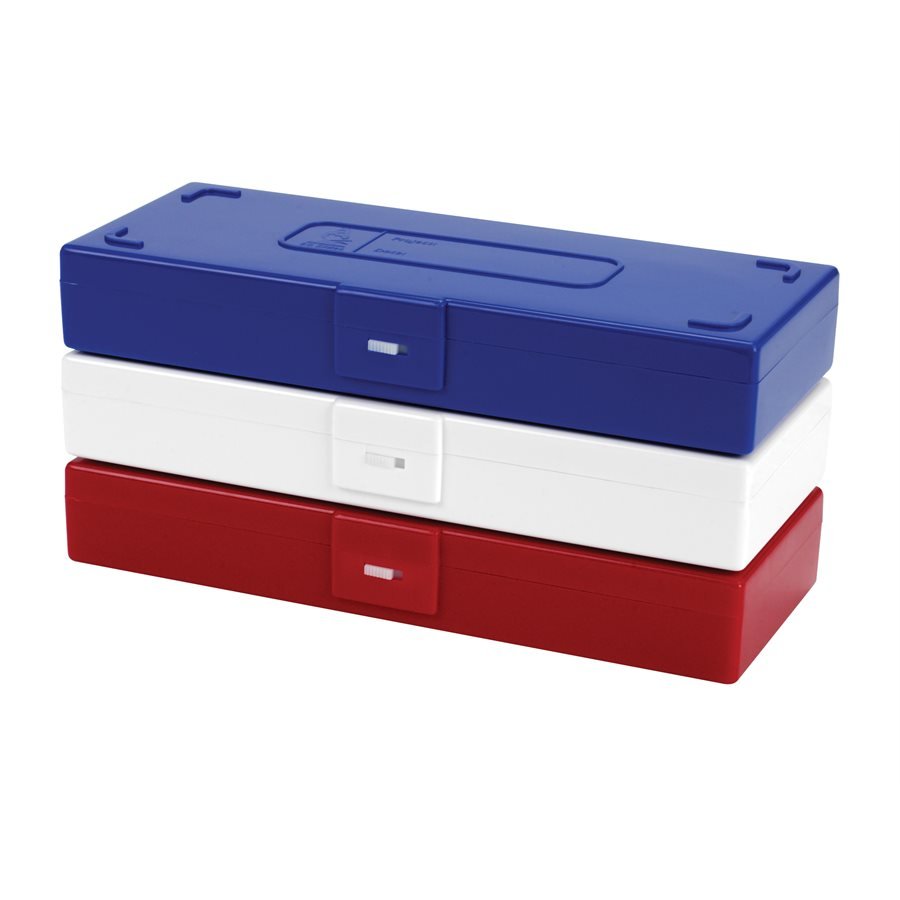 Premium Microscope Slide Box, 50-Place, Cork