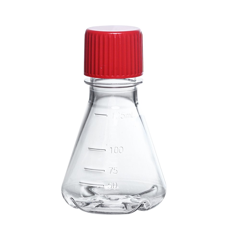 Baffled Erlenmeyer flask, flat cap - smartscience
