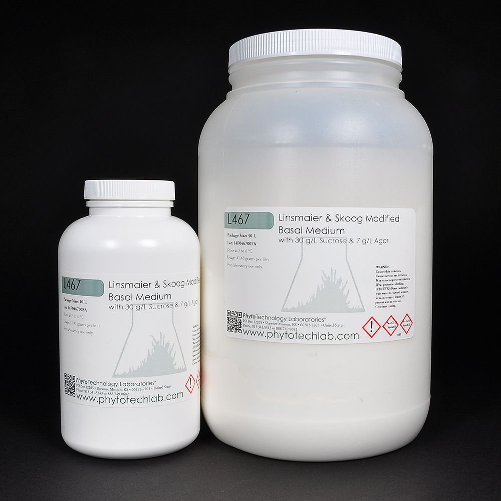 Linsmaier & Skoog Modified Basal Medium w/ Sucrose & Agar - smartscience