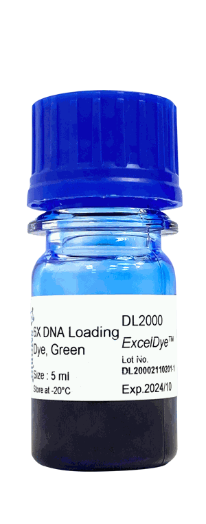ExcelDye™ 6X DNA Loading Dye, Green, 5 ml x 2
