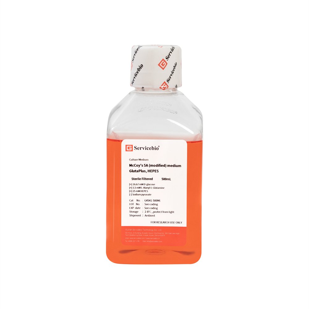 McCoy's 5A (modified) medium, GlutaPlus, HEPES, 500 mL - smartscience