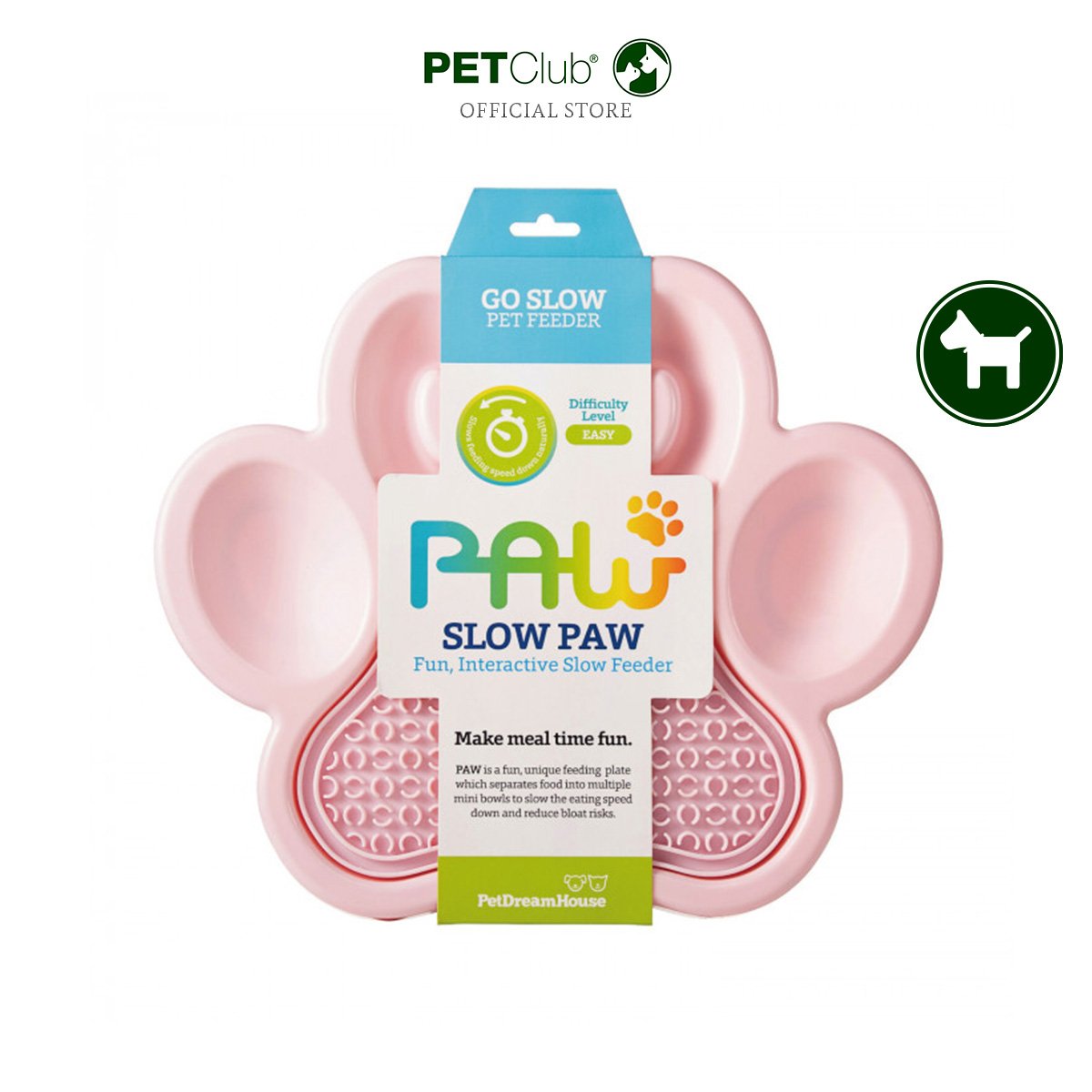 PetDreamhouse 2in1 Slow Paw & Pad - Pink - petclub