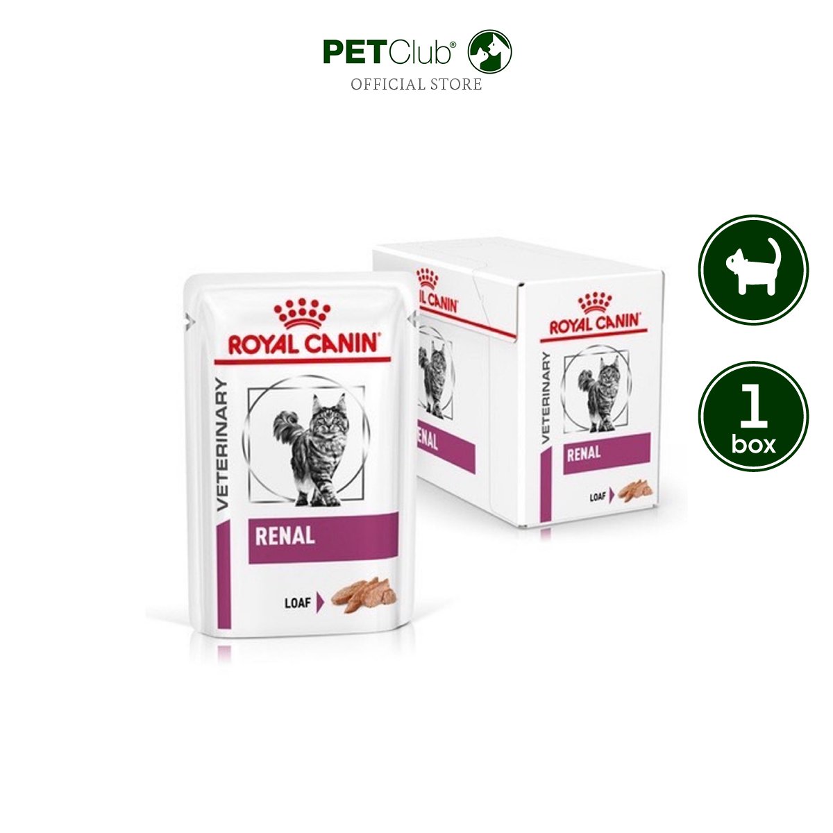 Royal Canin Veterinary Cat - Renal Loaf - petclub