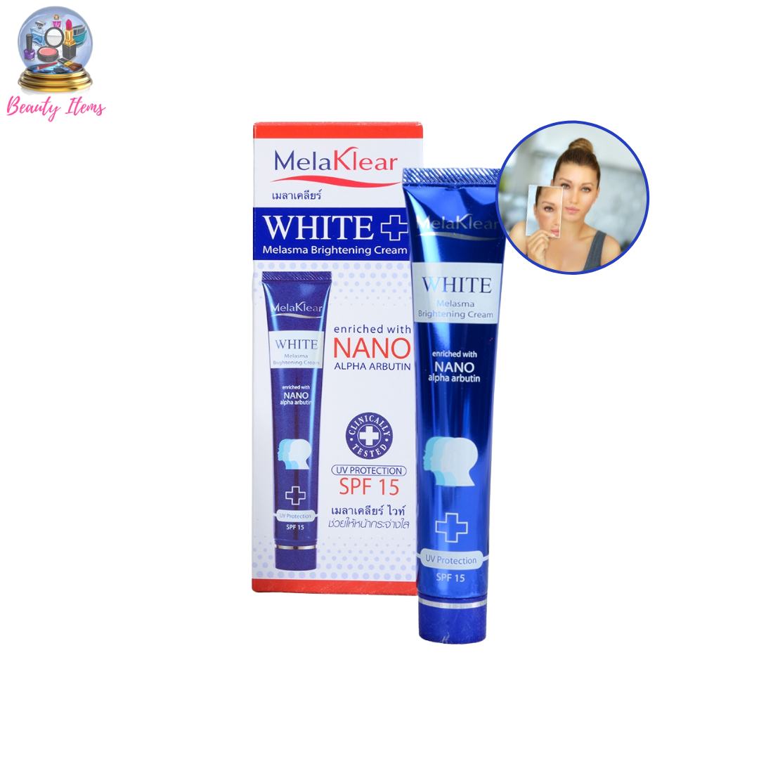 ถูกมาก ครีมทาฝ้า Melaklear White Melasma Brightening Facial Series
