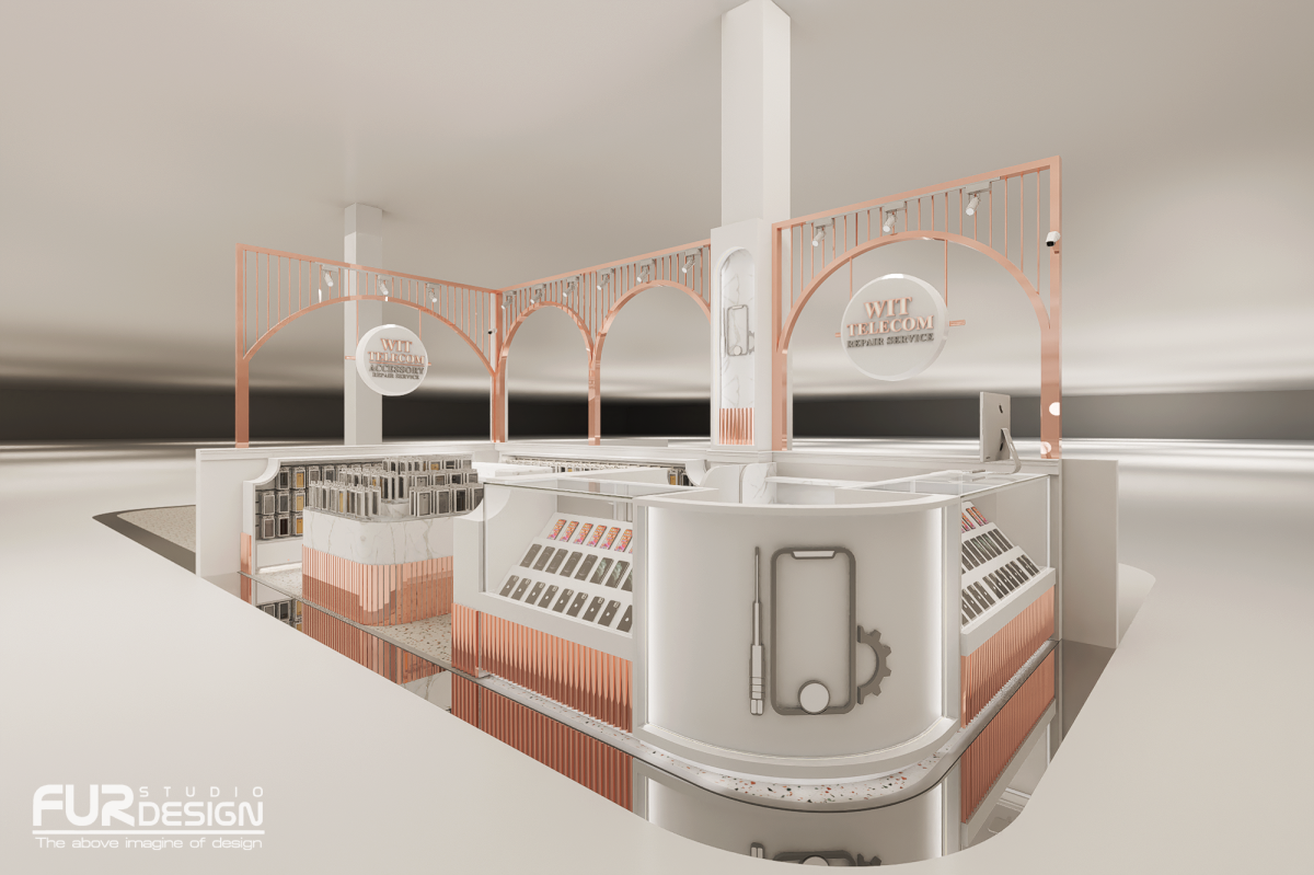 Design, manufacture and install stores: Wit Telecom Shop (Robinson ...