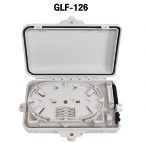 GLINK กล่องพักสายไฟเบอร์ออฟติก ODB Box 4 Core รุ่น GLF-126 (Outdoor) สีขาว