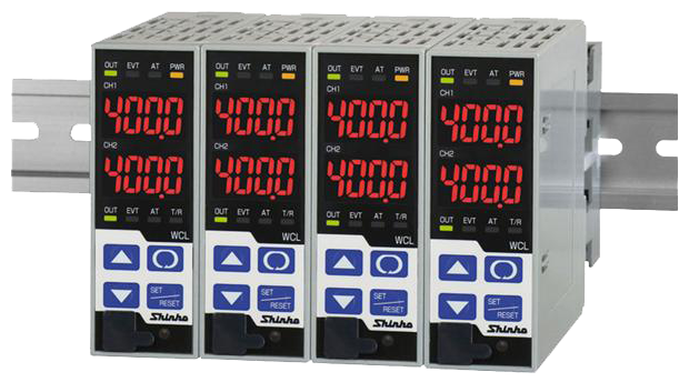 SHINKO Plug-in 2ch Digital Indicating Controller WCL-13A-AA/MM,2 CH ...