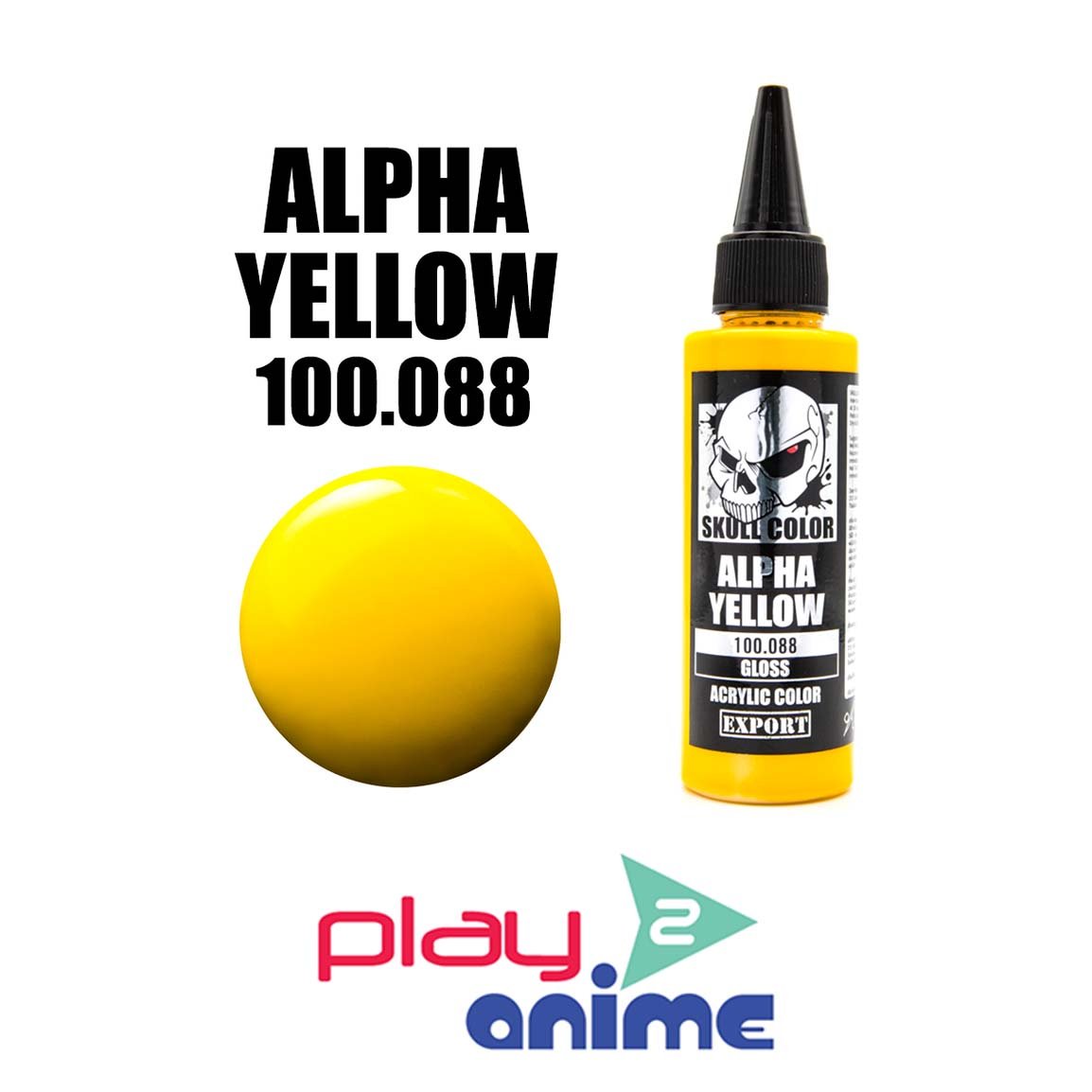 SKULL COLOR Alpha Yellow 100.088