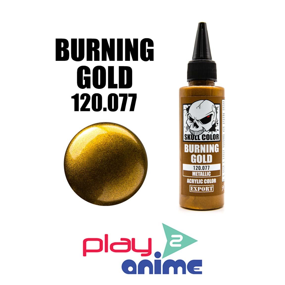 SKULL COLOR Burning Gold 120.077 - play2anime