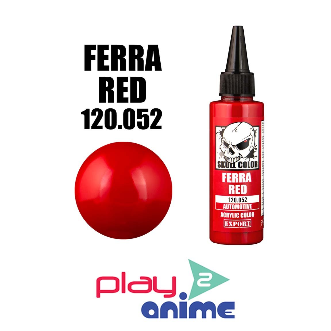 SKULL COLOR Ferra Red 120.052 - play2anime