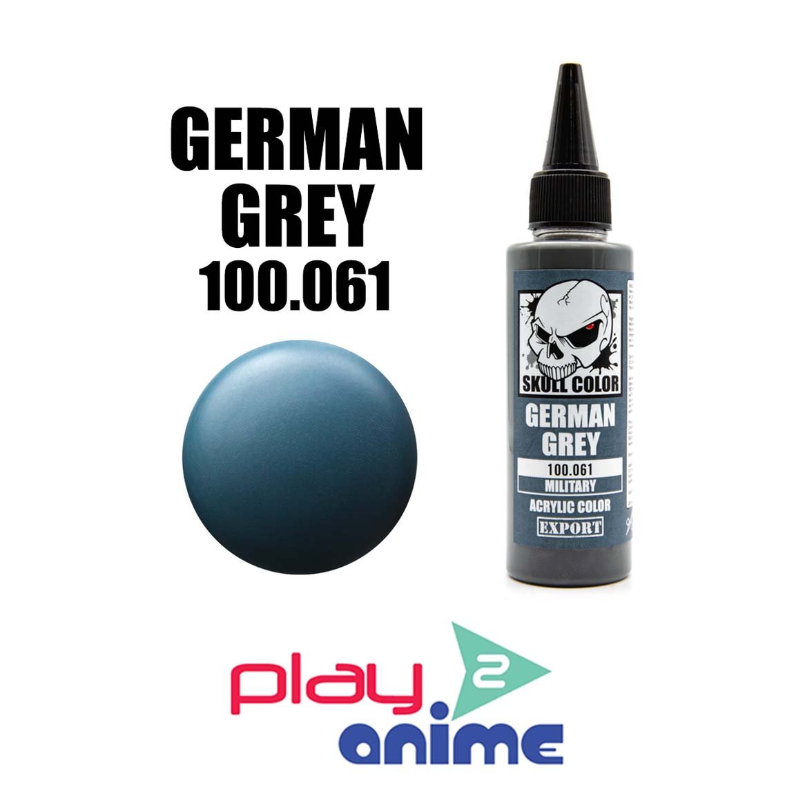 SKULL COLOR German Grey 100.061 - play2anime