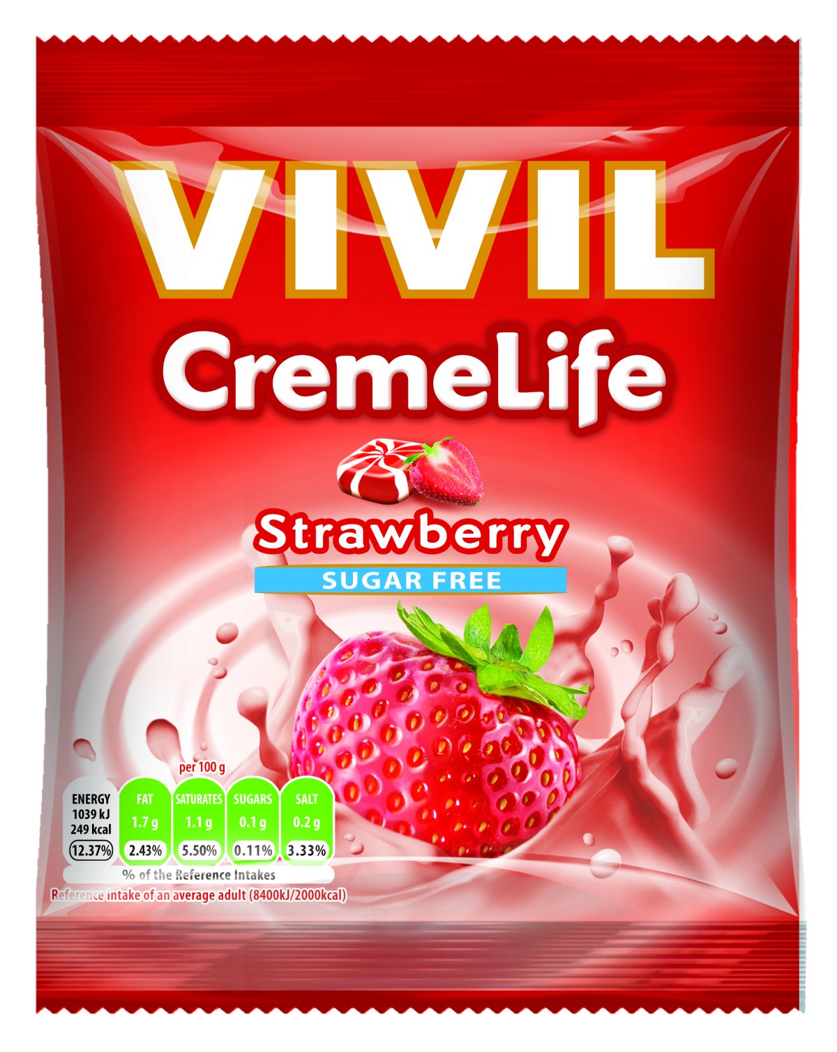VIVIL Sugar Free Strawberry 60g