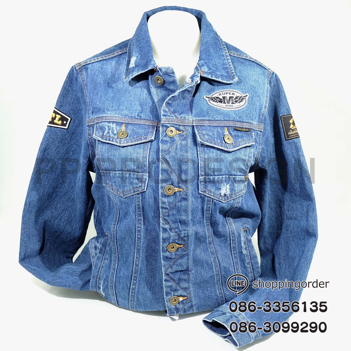 CJ30 เสื้อแจ๊คเก็ตยีนส์ - ppprodesign